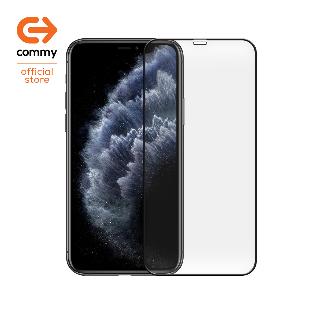COMMY ฟิล์มกระจกกันรอย เต็มจอ iPhone 11, iPhone 11 Pro, iPhone 11 Pro ...