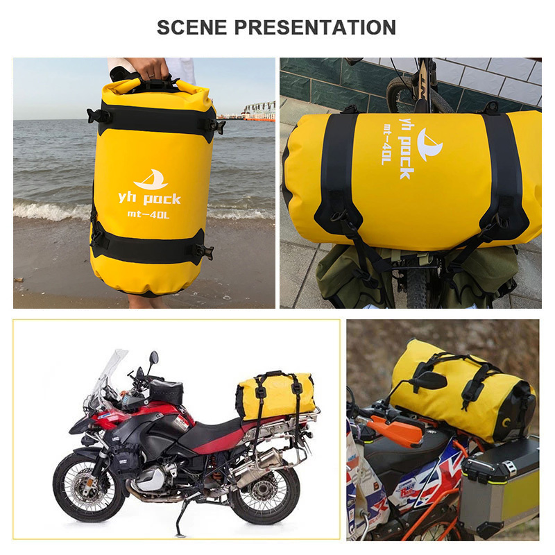 กระเป๋ามัดหลัง กระเป๋ามัดหลังกันน้ำ กระเป๋าติดมอเตอร์ไซค์ ความจุ 40L80L ...