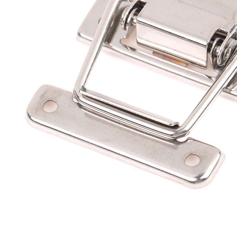 LEI Stainless Steel Latch Hasp Lock For Cabinet Case Spring Loaded ...