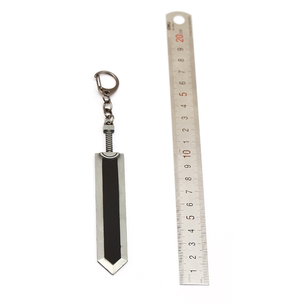 Game Berserk Guts Sword Keychain Legend Warrior Black Zinc Alloy ...