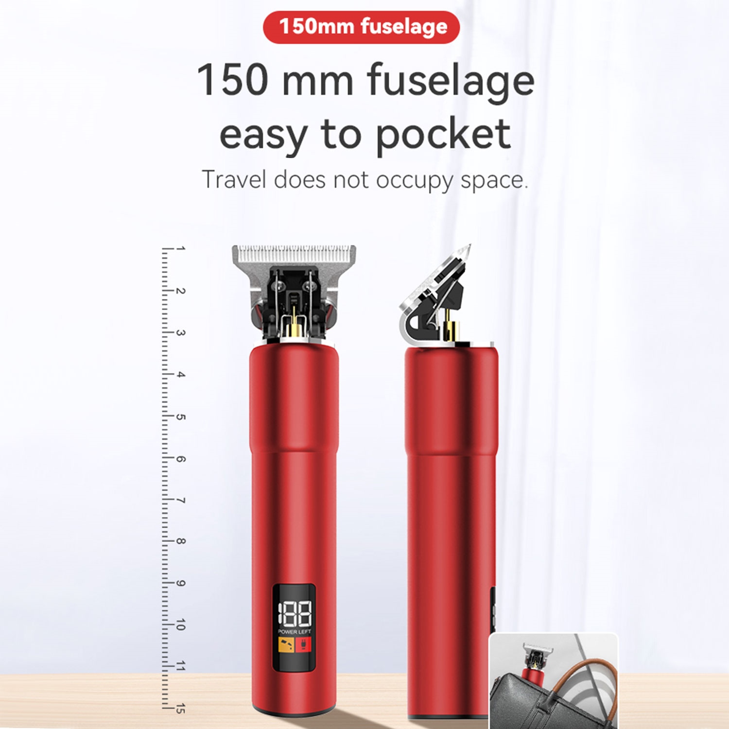 Original kemei waterproof cordless barber hair trimmer blade can be ...