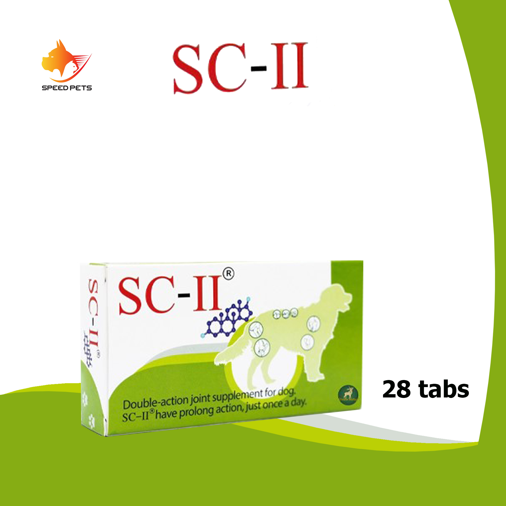 SC-II joint care dog supplement อาหารเสริมสุนัข อาหารเสริมบำรุงข้อ ...