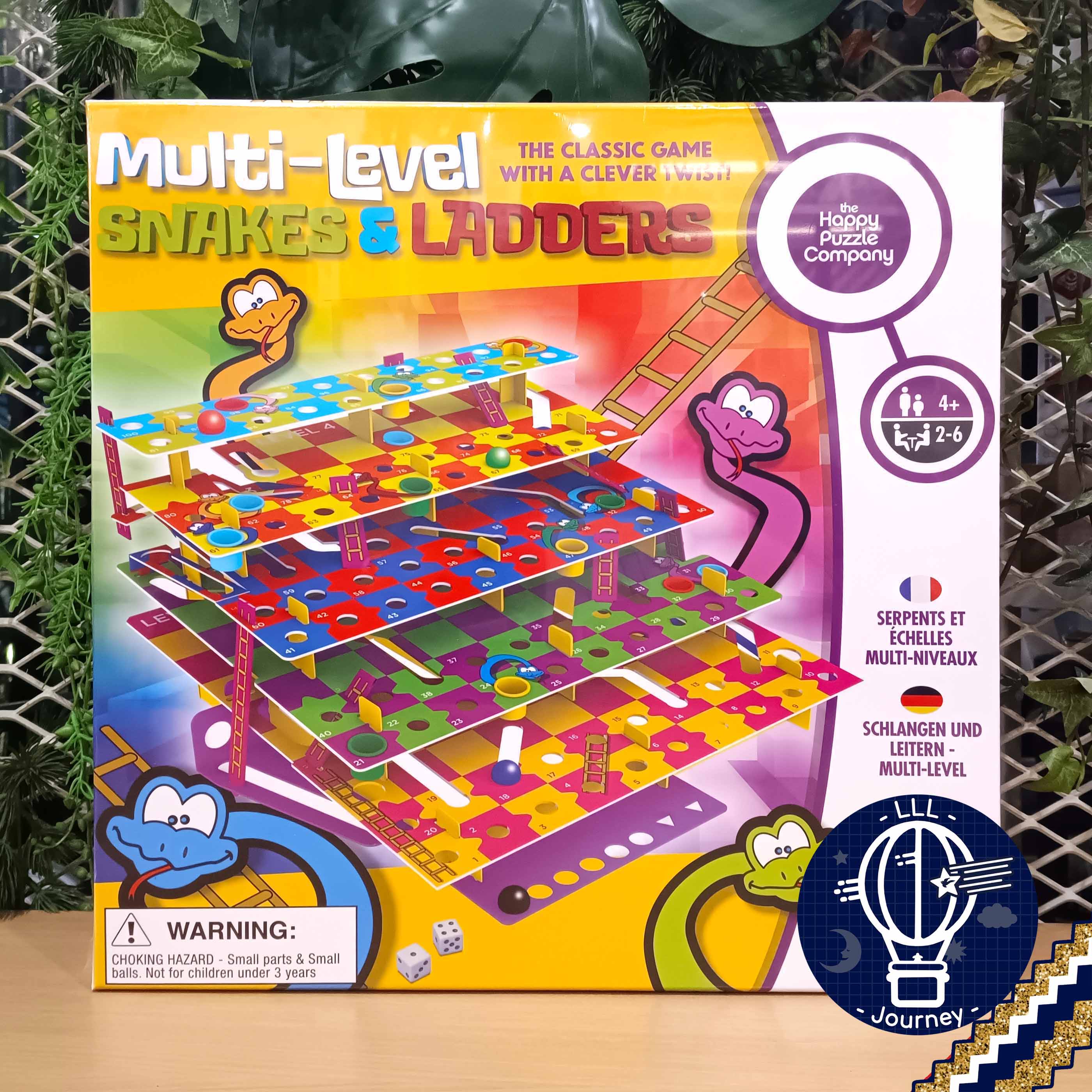 Multi-Level Snakes & Ladders เกมบันไดงู ห่อของขวัญฟรี [บอร์ดเกม ...