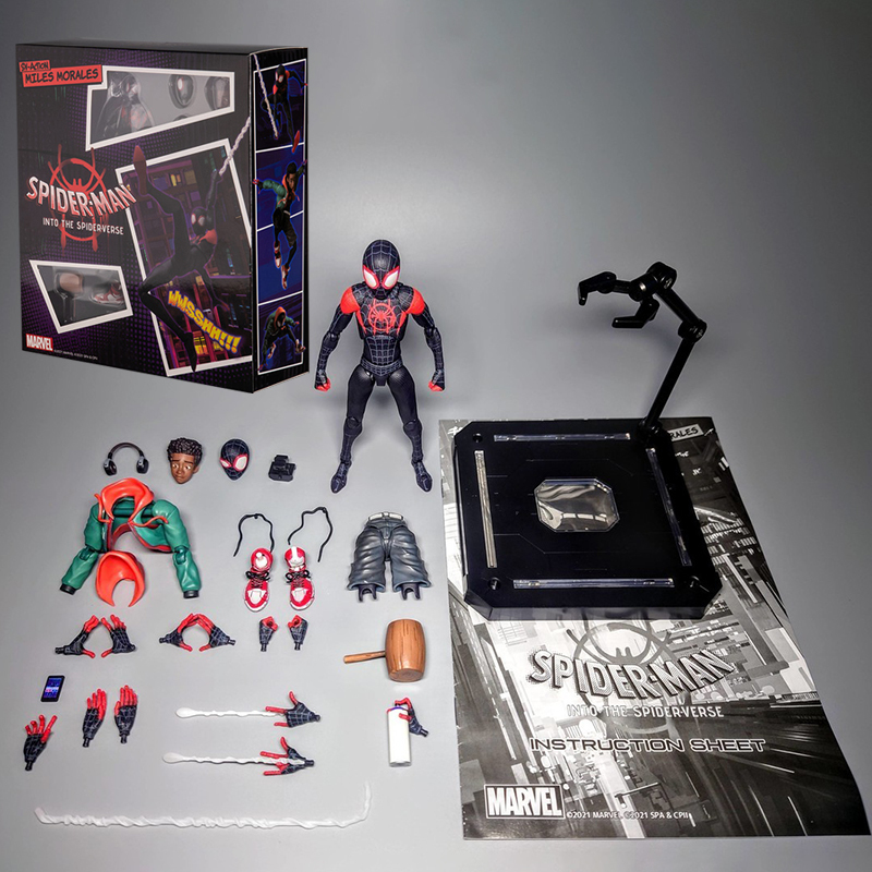 Sentinel SV Action Figure Into The Spider-Verse Miles Morales er Parker ...