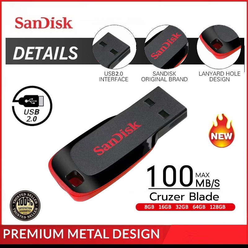 KG SanDisk Flash Drive แฟลชไดร์ฟ 16GB (SDCZ50) CRUZER BLADE - w9Fp1nC6 - ThaiPick