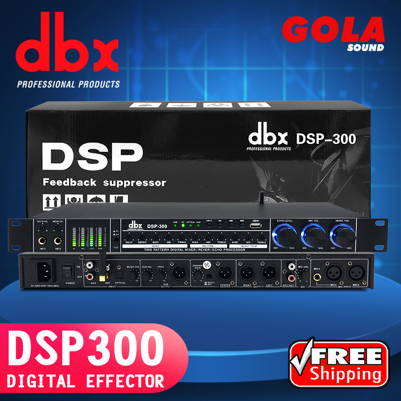 [gola] DBX DSP-300 pre-stage ดิจิตอลเอฟเฟกต์ FBX ในตัว เอฟเฟคเสียง ...