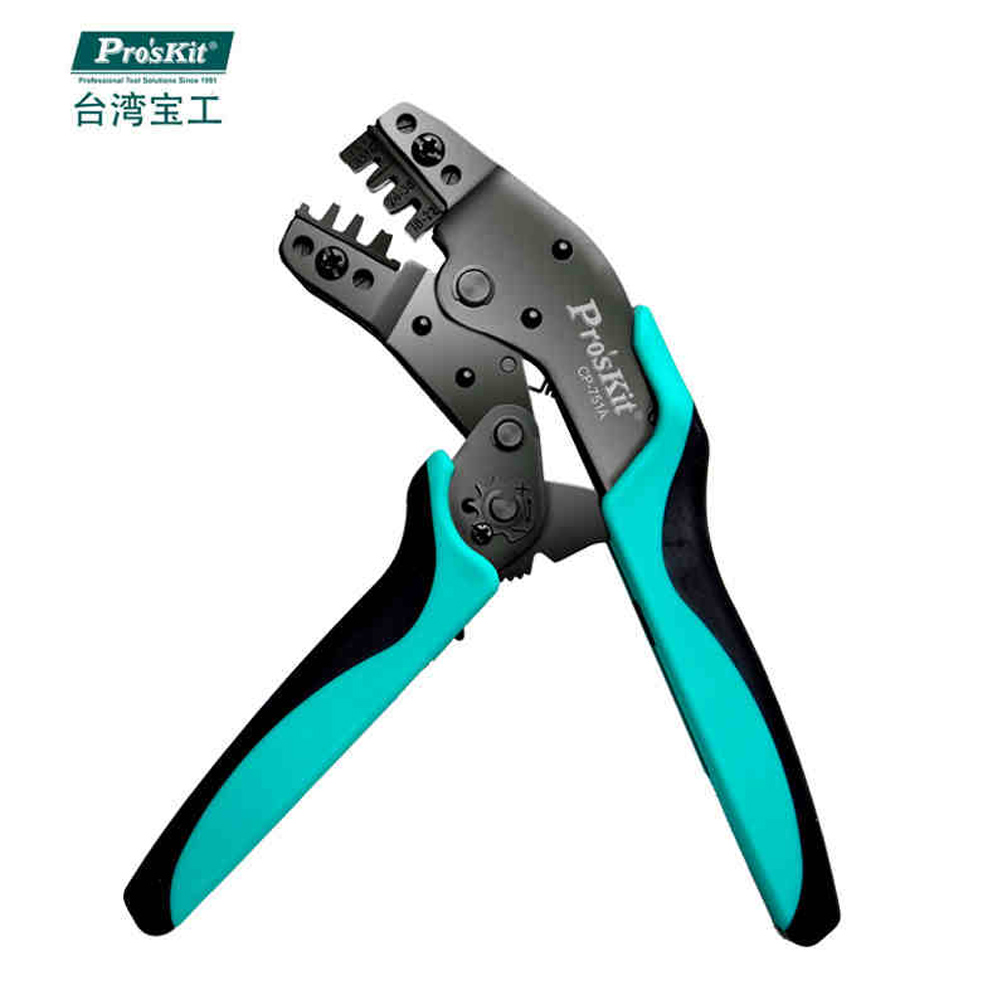 Pro'sKit Crimping Pliers CP-751ABCEHNPA 7.5 Inch Morse Terminals ...