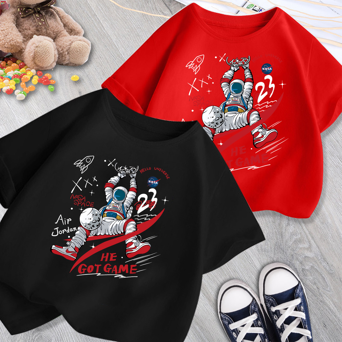 H351แฟชั่นเด็กเสื้อยืดแขนสั้นสำหรับเด็กผู้หญิงและเสื้อยืดแขนสั้นสำหรับ ...