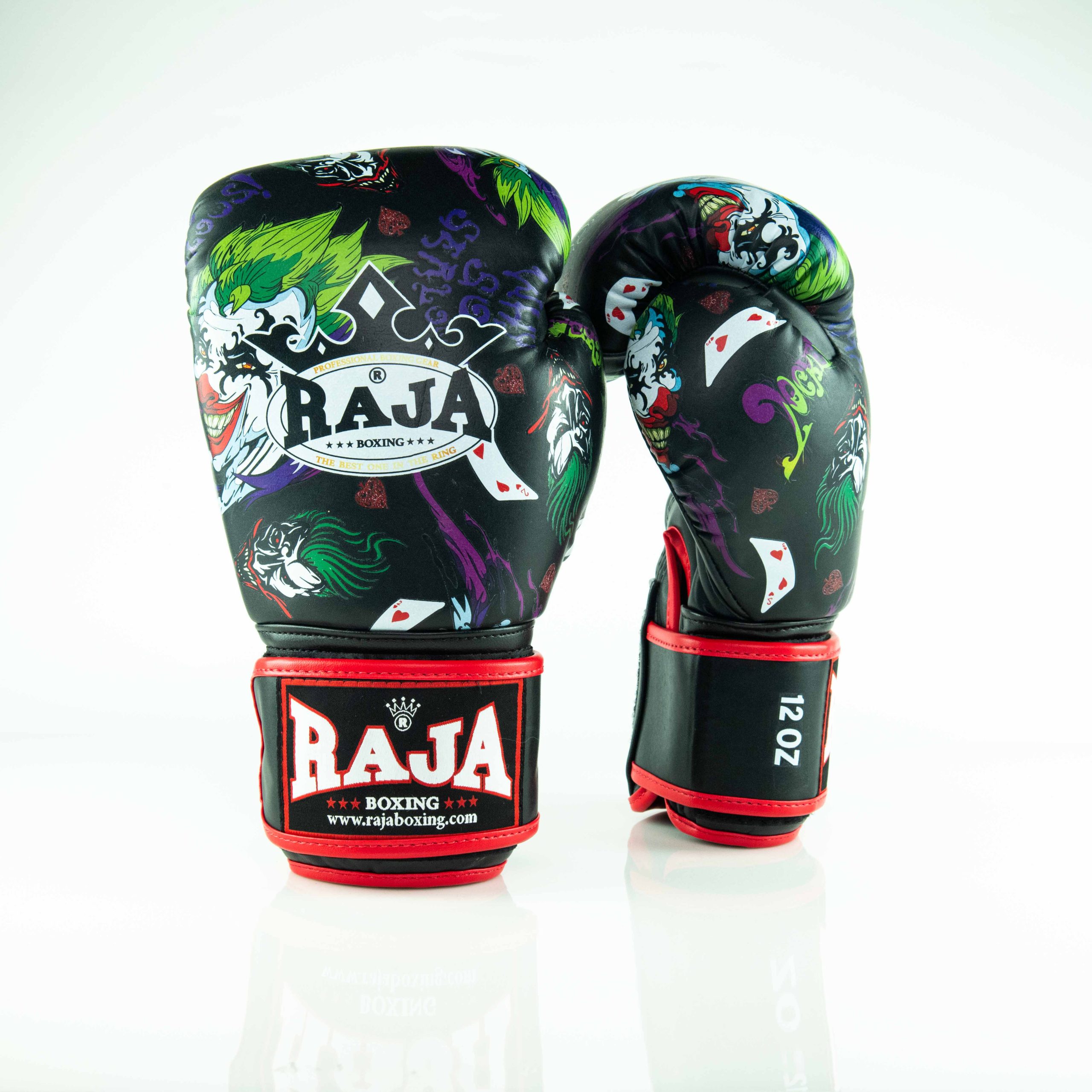 นวมชกมวย Raja Boxing โจ๊คเกอร์ ของแท้ 100 จาก ราชาบ๊อกซิ่ง Semi Leather ...