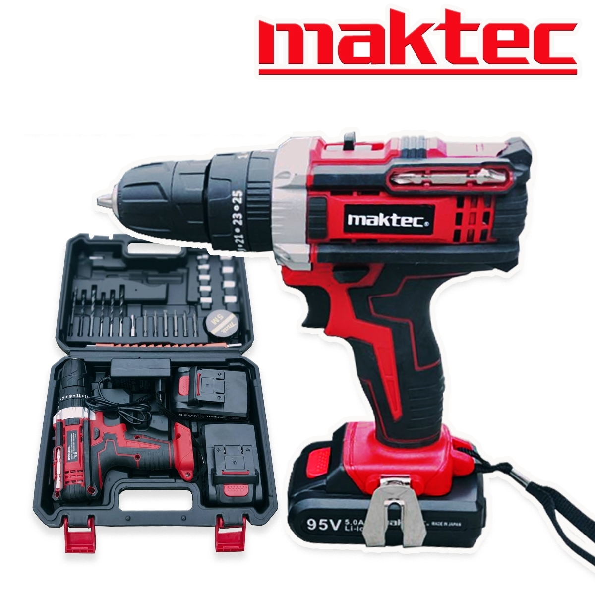 คูปองลดอีก100฿???? MAKTEC สว่านไร้สาย 128V 3ระบบ เจาะกระแทกได้ (งาน ...