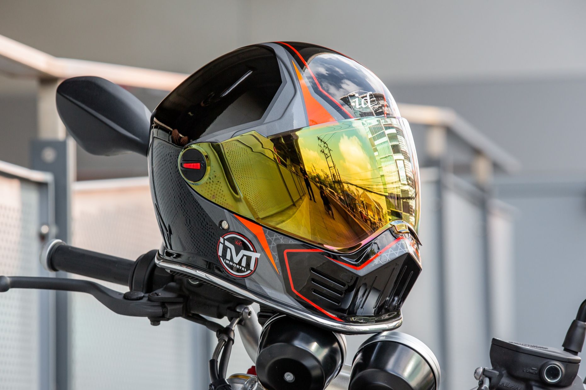 ID IMMORTAL รุ่นนี้แนะนำ +1ไซส์จากปกติ หมวกกันน็อควินเทจคลาสสิค ชิลด์ ...