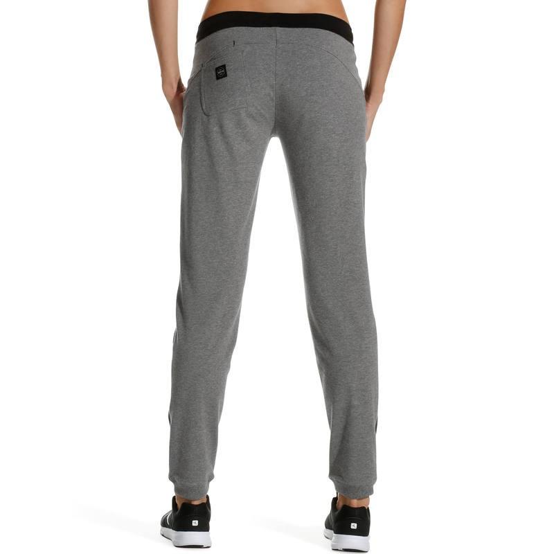 BRAVO กางเกงฟิตเนสขาจั๊มพ์สำหรับผู้หญิงรุ่น Active (สี Mid Mottled Grey ...