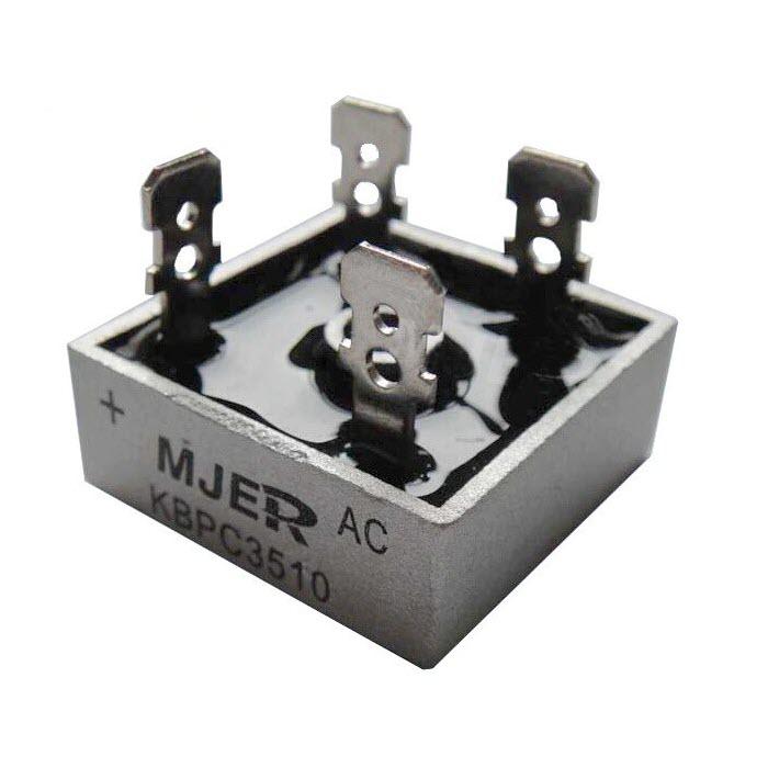 ไดโอดบริจด์ วงจรเรียงกระแส AC to DC 35A 1000V รุ่น MJER-KBPC3510 ...
