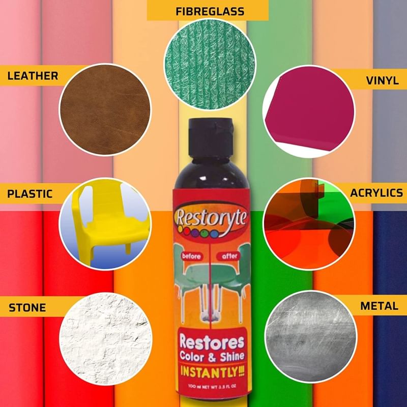 Restoryte น้ำยาฟื้นฟูเคลือบสีผิววัตถุ ห้สิ่งของของคุณที่ดูสีซีด ดูเก่า ...