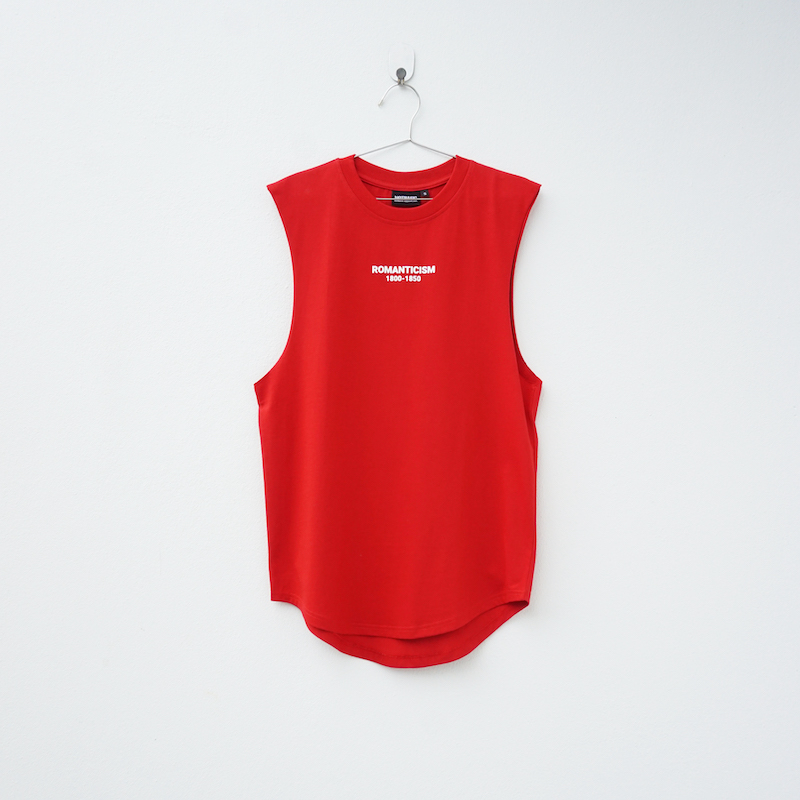 Notbasic "Romanticism" เสื้อแขนกุด ชายโค้ง ผ้าคอตต้อน - Notbasic - ThaiPick