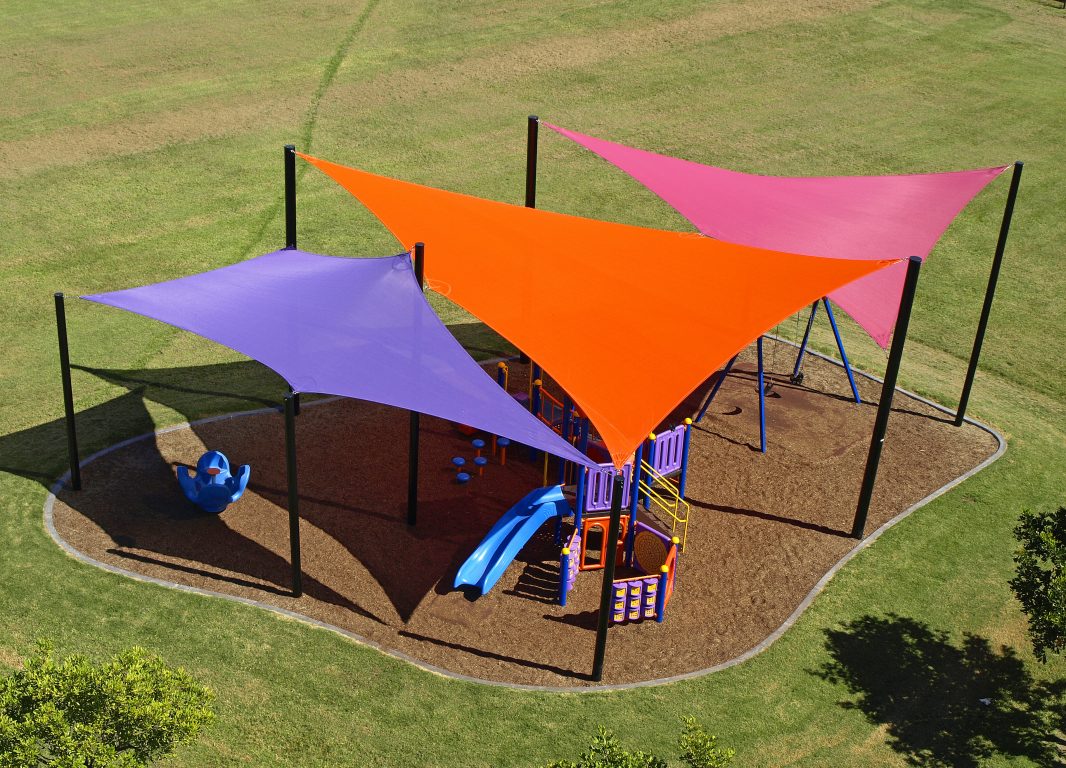 4x4x5.7m Triangle Sun Shade Sail Waterproof 90% UV Blocking Canopy ...