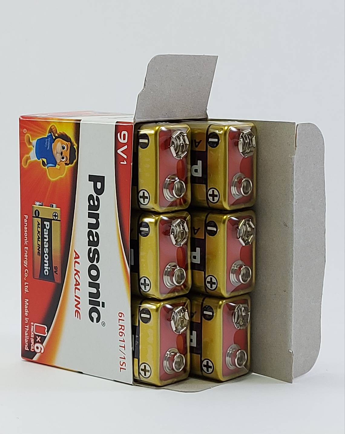 Panasonic Alkaline 9V แพ็ค 1 ก้อน จำนวน 6 ก้อน (ของแท้ พานาโซนิคไทย ...