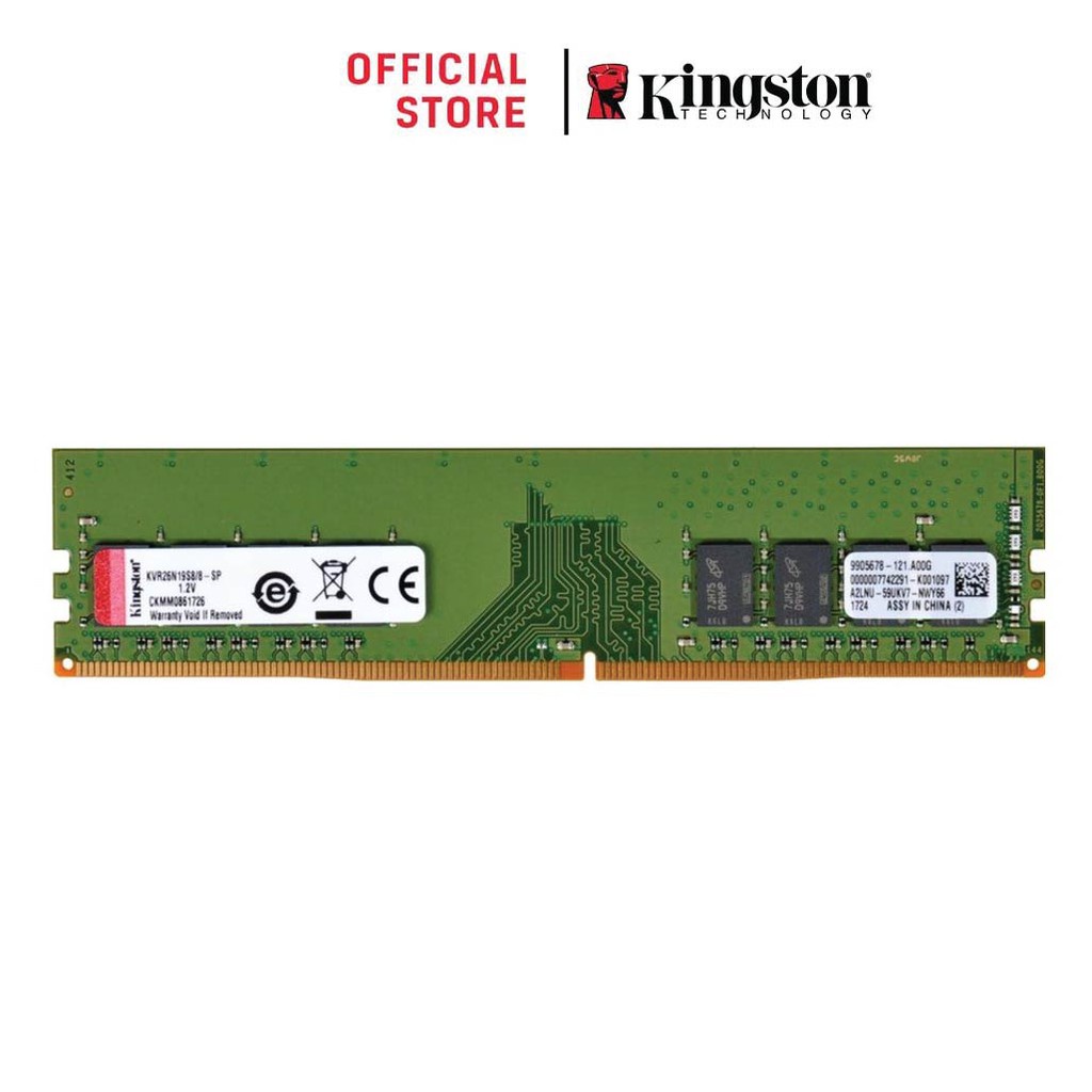 Kingston Value RAM DDR4 3200MHz Non-ECC Unbuffered DIMM (KVR32N22S8) - หน่วยความจำ - Kingston ...