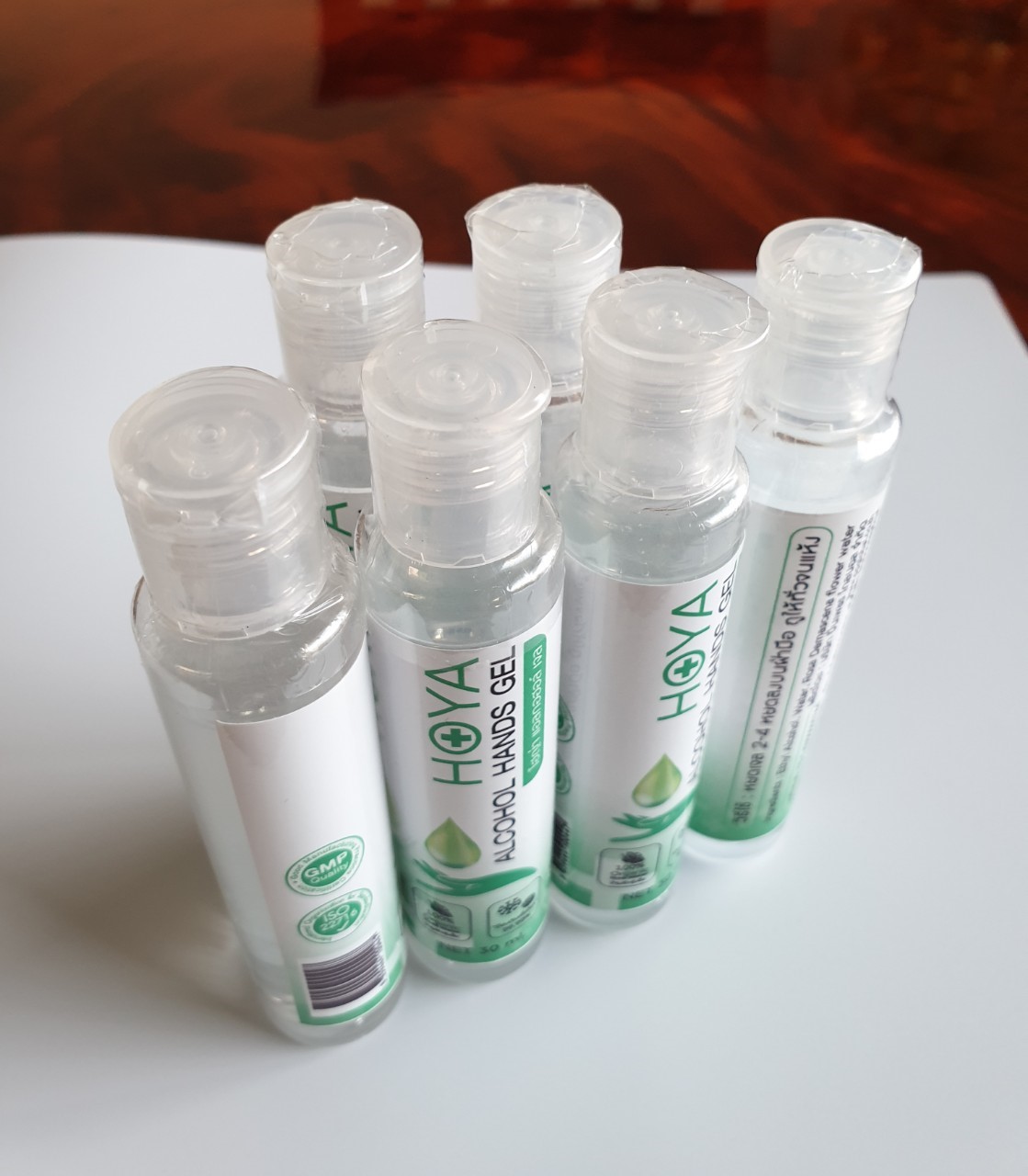 HOYA ALCOHOL HAND GEL( 30 ml ) โฮญ่า เจลแอลกอฮอล์ล้างมือ มาตรฐาน อย ...