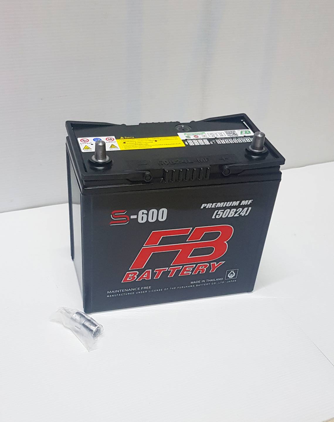 FB S600L (50B24L) 500CCA แบตเตอรี่รถยนต์ HONDA Civic CR-V HR-V TOYOTA ...