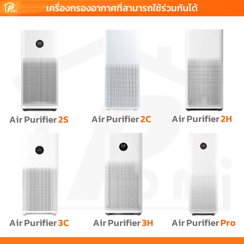 Double Black Filter with RFID ไส้กรองเครื่องฟอกอากาศ Xiaomi Mi Air ...
