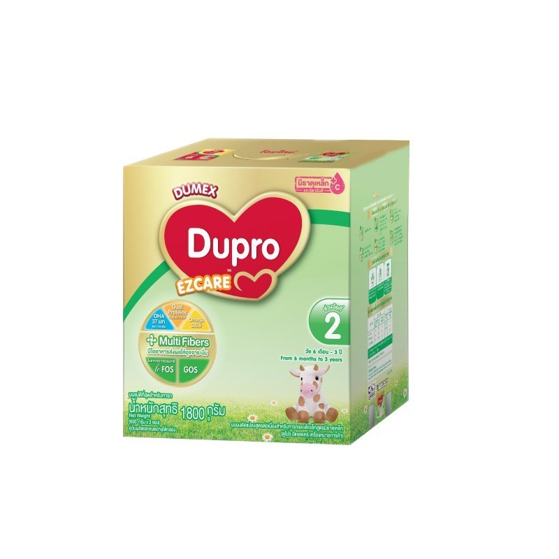Dupro EZCARE ดูโปร อีแซดแคร์ สูตร 2 นมผงสำหรับเด็กเล็กอายุ 6 เดือน-3 ปี ...
