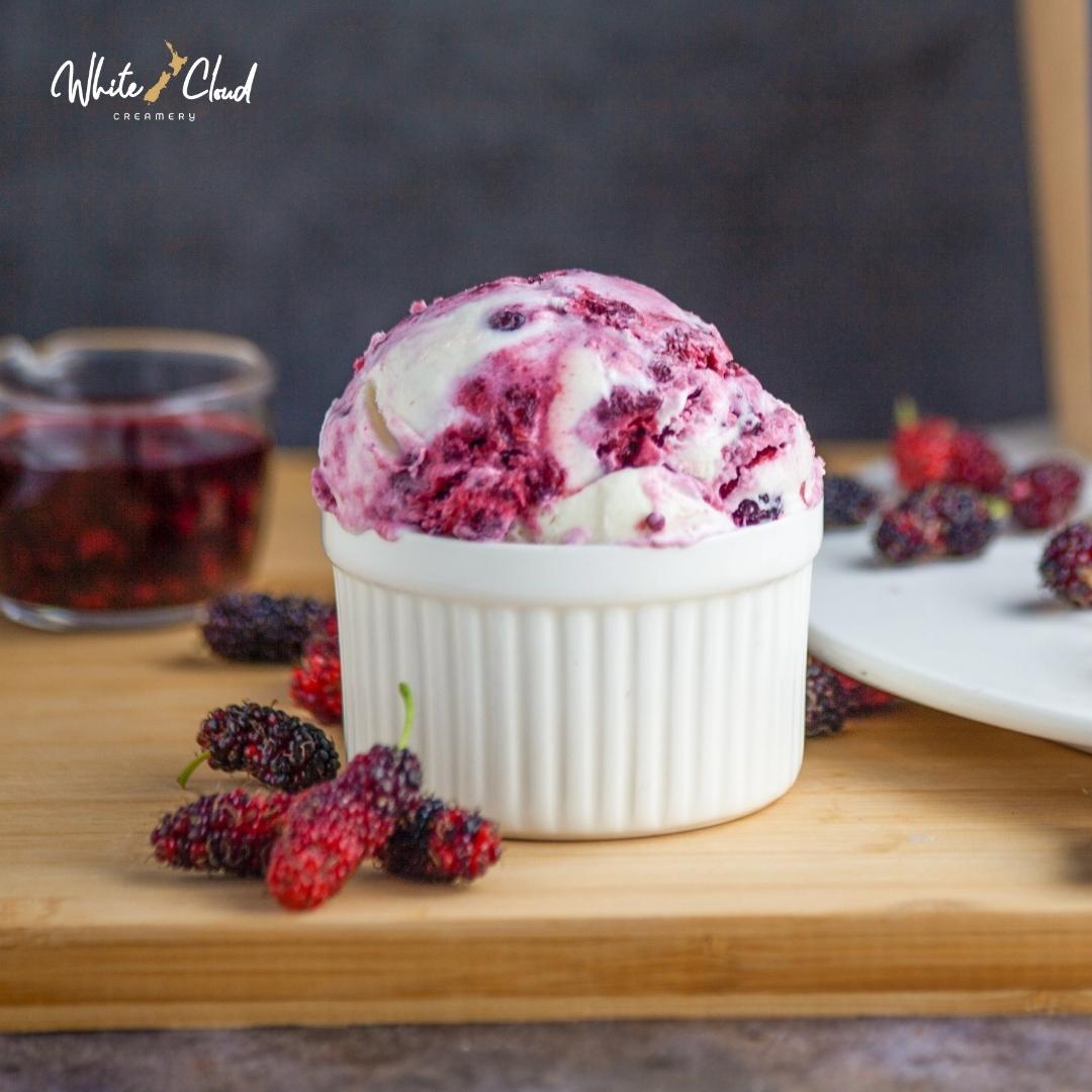 Boysenberry Ripple Bliss Ice Cream (ไอศครีม บอยเซน เบอรี่ 1 ไพท์ 16 oz ...