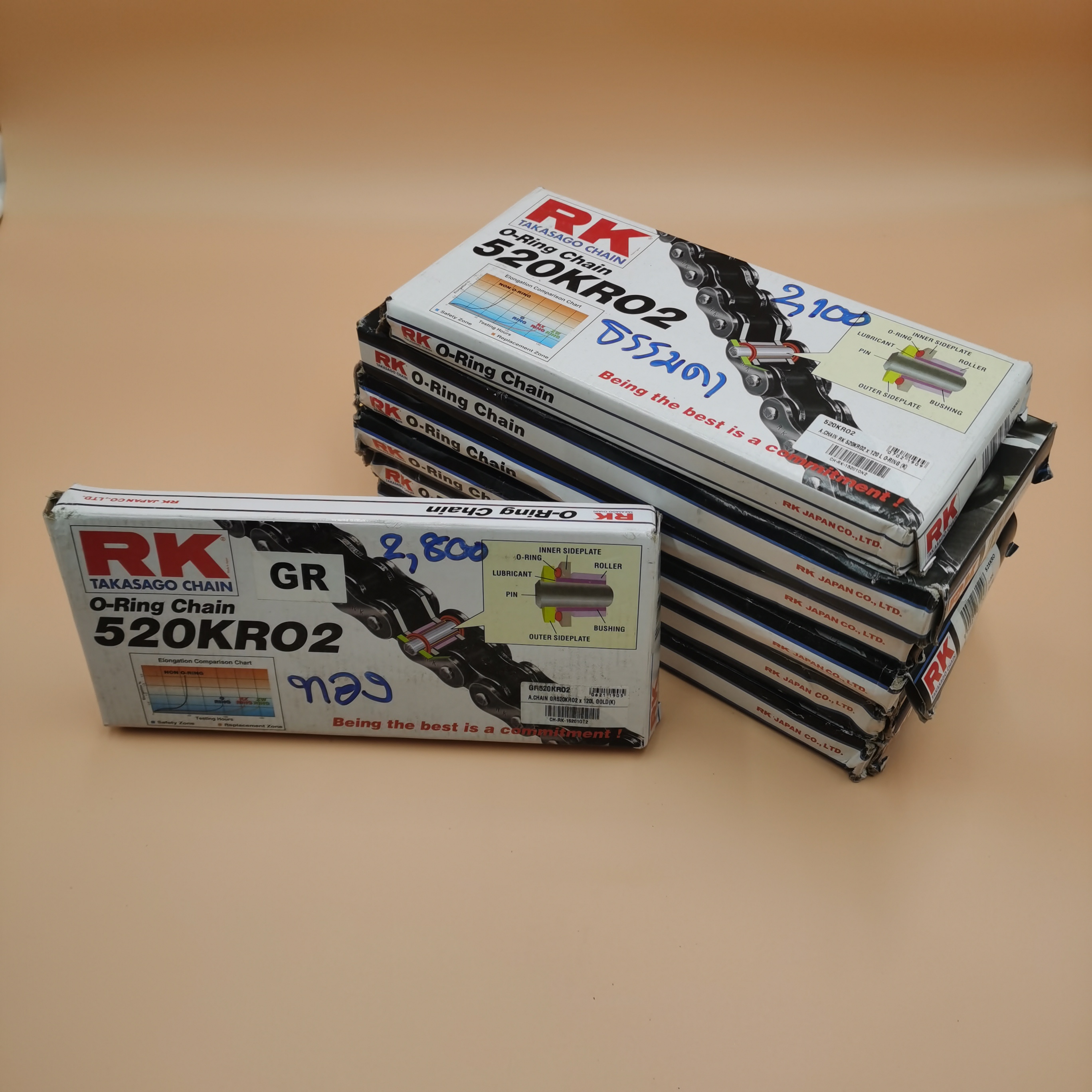 โซ่ RK O-RING 520 KRO2 525 KRO 530 KRO ของแท้ ส่งไว | Lazada.co.th