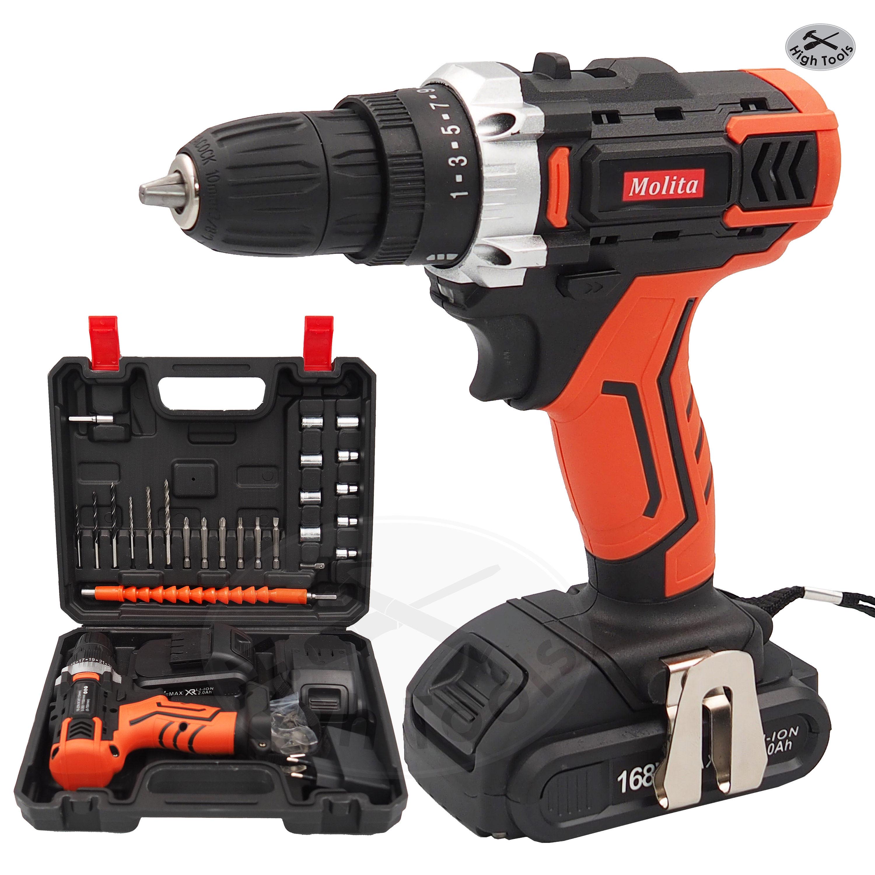 MOLITA รุ่นใหม่ สว่านไร้สาย สว่าน สว่านแบต 168V 2 ระบบ แบตเตอรี่ อย่าง ...