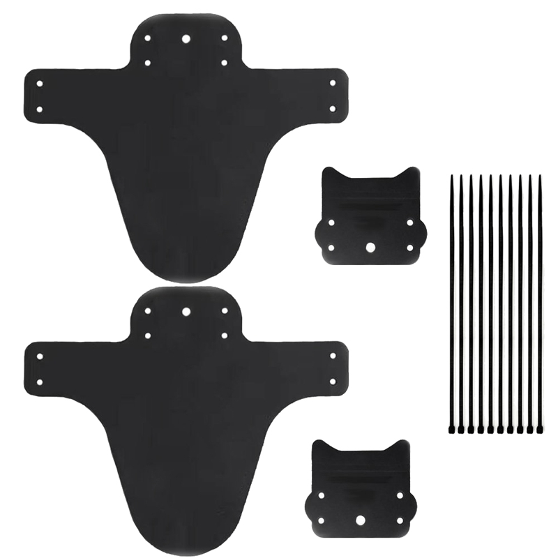 2-Piece Mountain Bike Fender, Front and Rear Bike Fenders Front Fenders ...