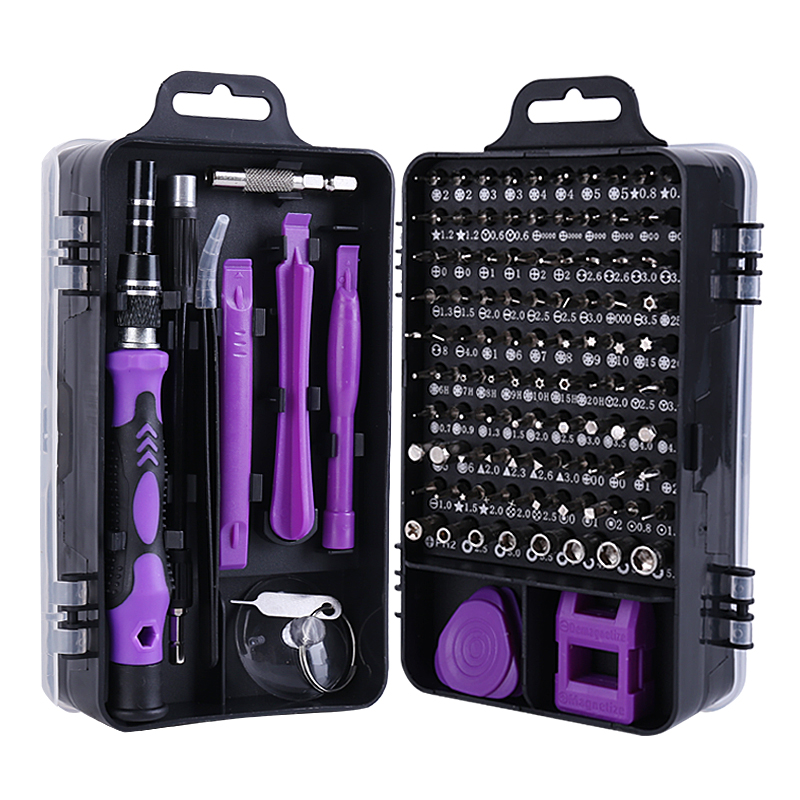 GTool 115 in 1 Screwdriver Set Mini Electric Precision Screwdriver Multi Computer PC Mobile ...