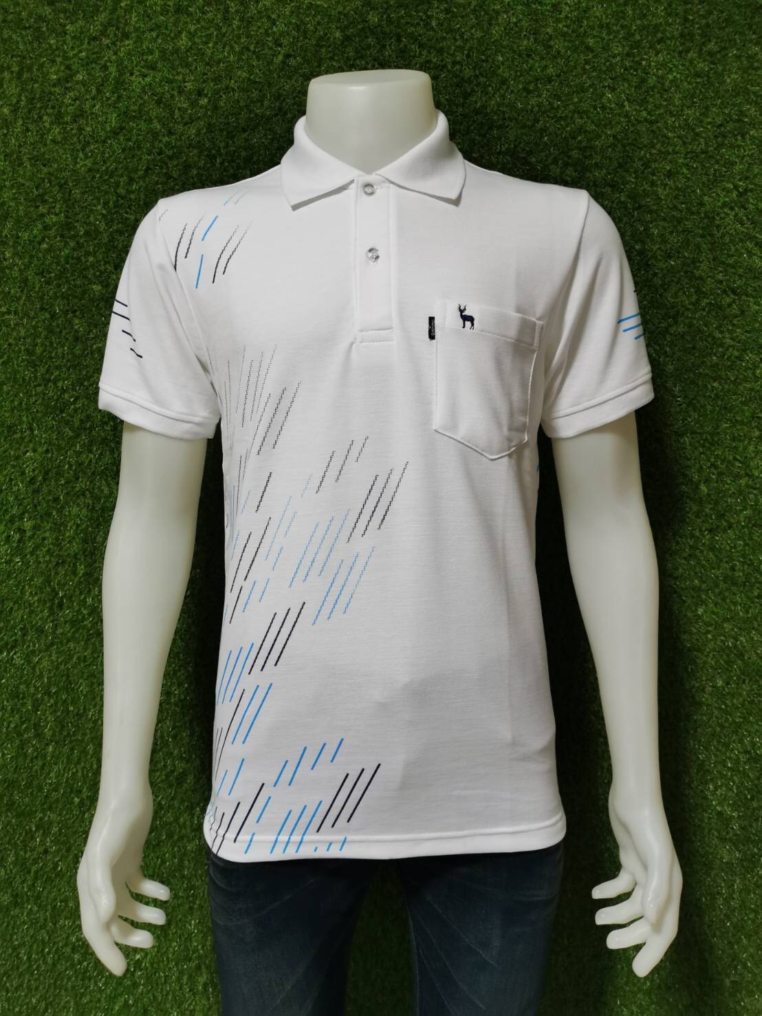 เสื้อโปโล GEEKO พิมพ์ลายผู้ชาย แบรนด์ตรากวางแท้ - GEEKO&POLO เสื้อโปโลตรากวาง - ThaiPick