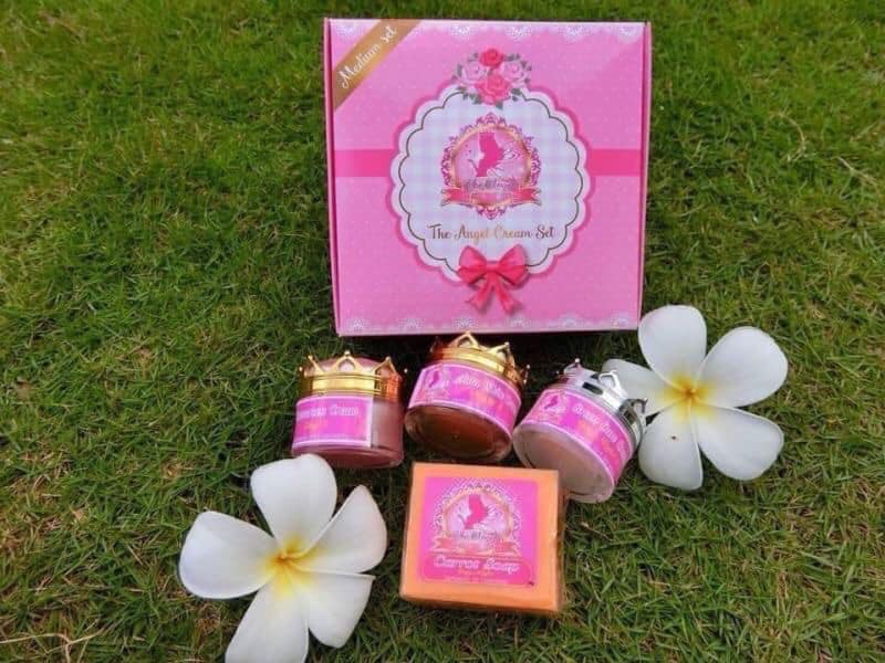 ครีมนางฟ้า The Angel Cream ครีมหน้าใส (ชุดกลาง 5 กรัม) 1 เซต - ณิชา สเ ...