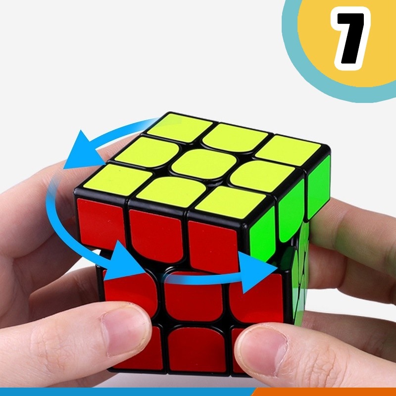 KAISER รูบิค 3x3x3 ลื่นหัวแตก แบบเคลือบสี ไม่ลื่นคืนเงิน รูบิด ลูกบิด ...