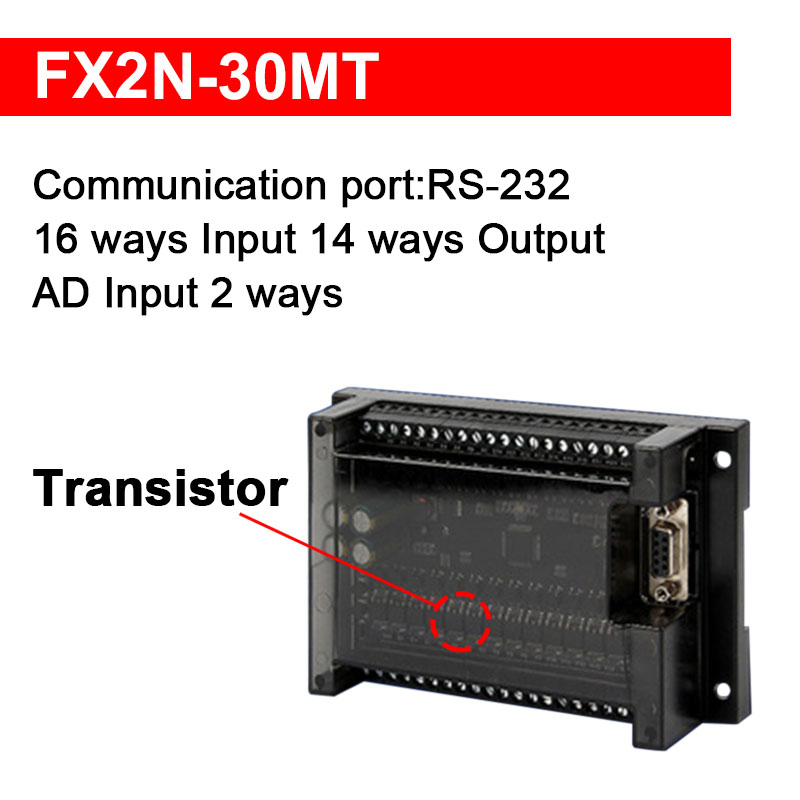 Plc Programmable Logic Industrial Controller พร้อม Shell Fx2n 10mr Mt 1420 243032mt โมดูลรีเลย์ 