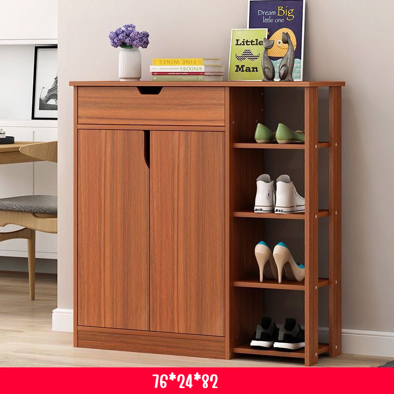 🌟Garish Furniture🌟ตู้เก็บรองเท้า ชั้นวางรองเท้า ตู้ไม้สีขาว 3ni1 ดีไซน์ ...