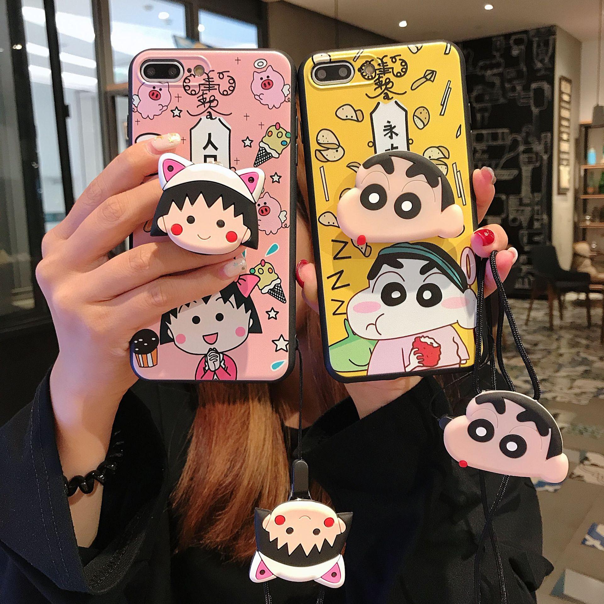 Ins cartoon strobe 8p is suitable for Apple XS mobile phone shell women ...