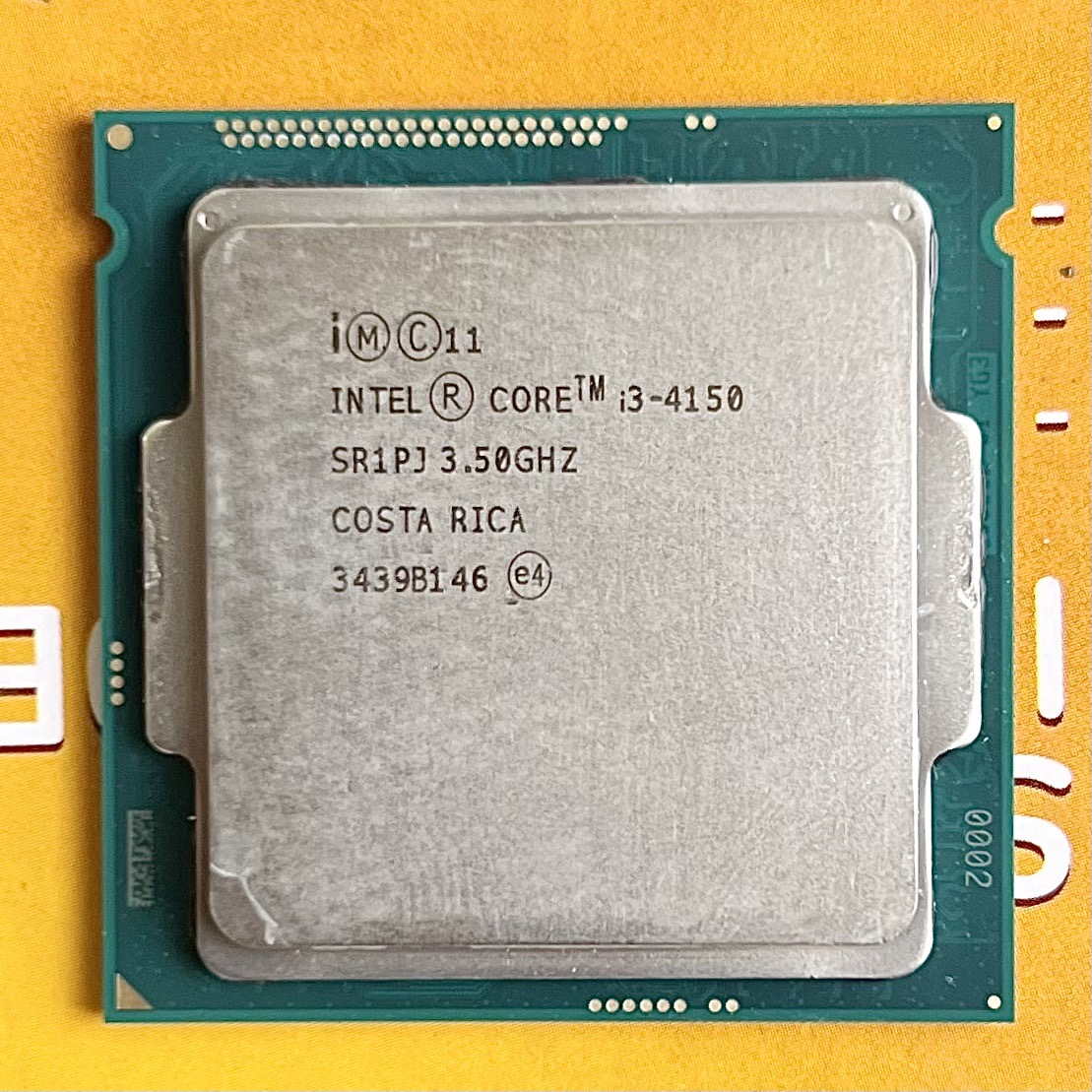 ซีพียู CPU Intel Core i3-4150 2คอ4เทรด 54W LGA 1150 ฟรีซิลิโคน1ซอง i5 ...