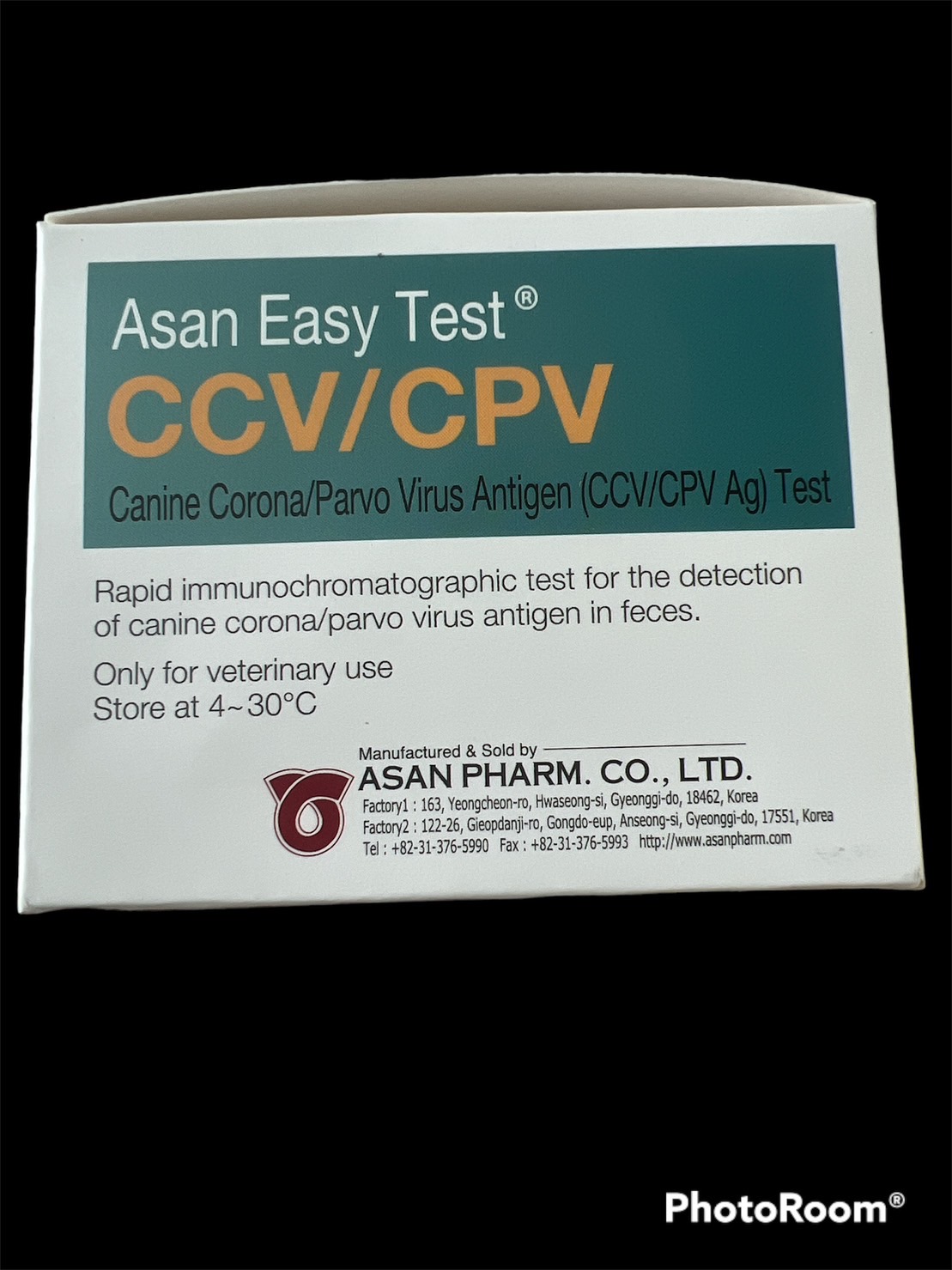 Asan Easy Test CCVCPV โรคพาร์โวไวรัสในสุนัข - เคเอ็นพี - ThaiPick