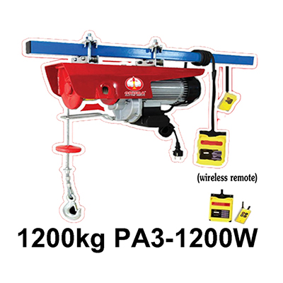 รอกสลิงไฟฟ้า รุ่นใหม่ PA3 series OKURA (มีหลายขนาด-ตามรายละเอียดมีระบุ ...