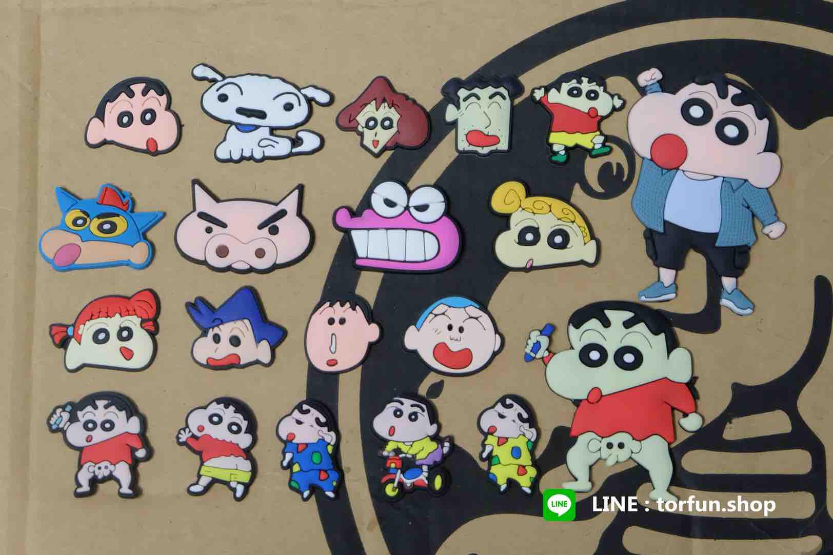 Jibbitz set-Crayon Shin-chan ตัวติดรองเท้าชุด เครยอน ชินจัง - ChiC ChiC ...