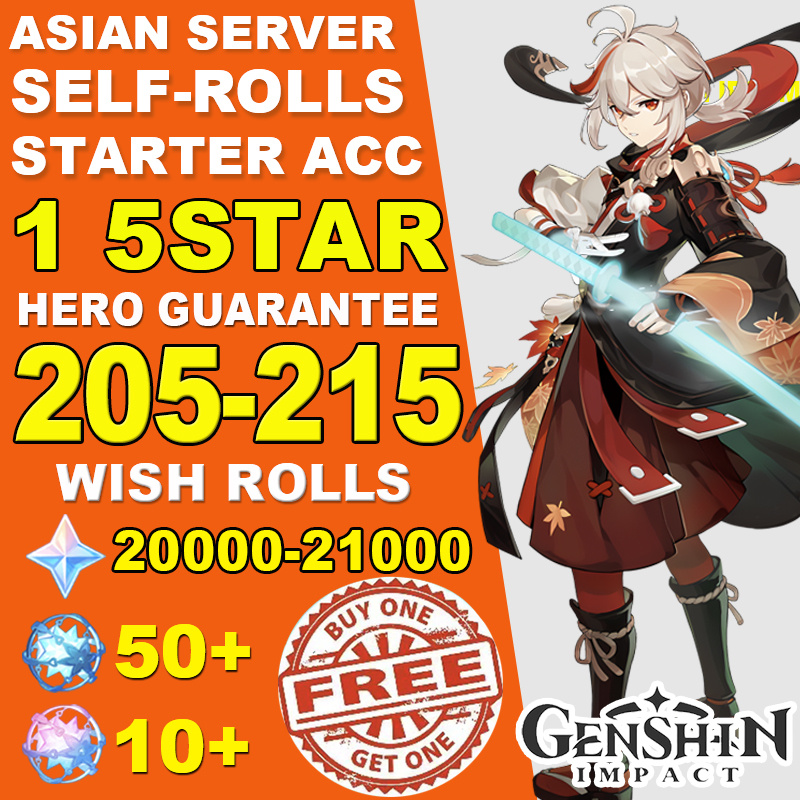 【Buy 1 Get 1 FREE】Genshin Impact id /Wish Rolls / 450 rolls/ Starter ...