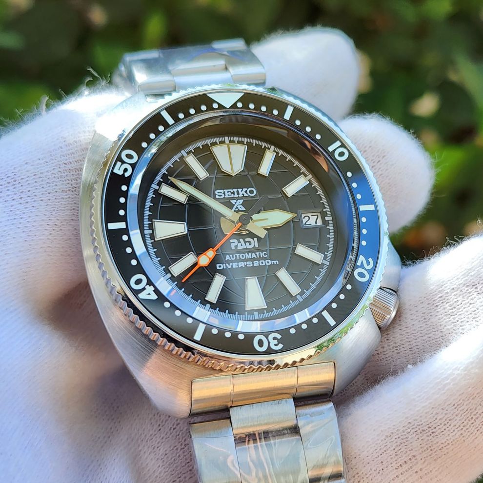 นาฬิกาผู้ชาย Custom Made Automatic NH35 Diver MOD Captain Willard style ...