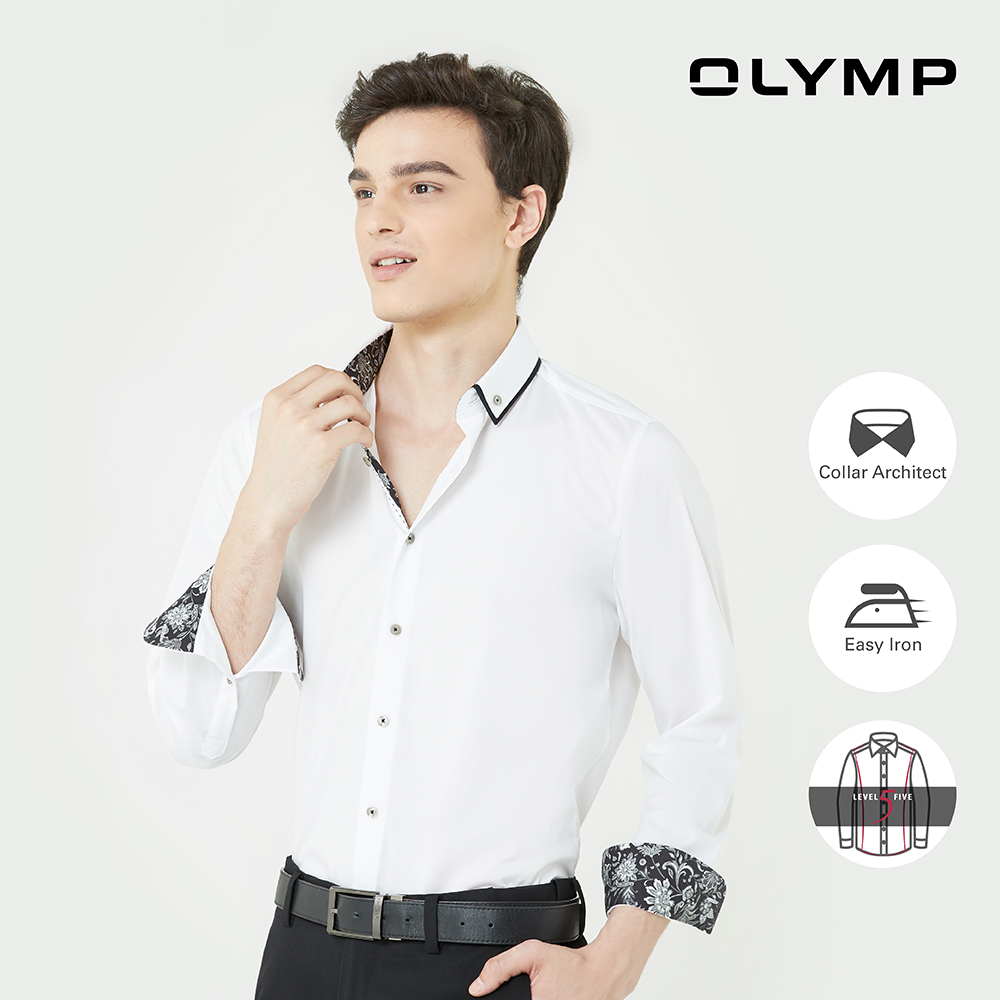 OLYMP Level Five Shirt เสื้อเชิ้ตชาย size XL มี 20 แบบ ทรงพอดีตัว ...