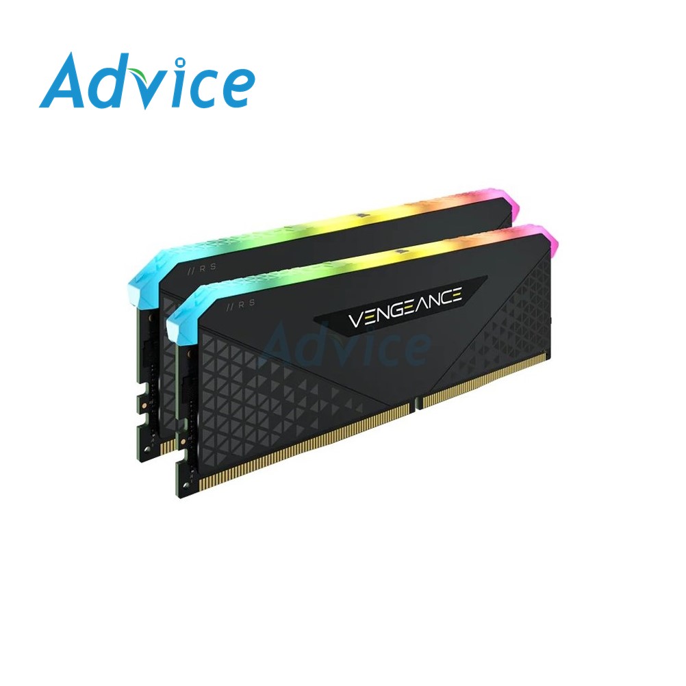 RAM DDR4(3200) 16GB (8GBX2) CORSAIR VENGEANCE RGB PRO SL BLACK ...