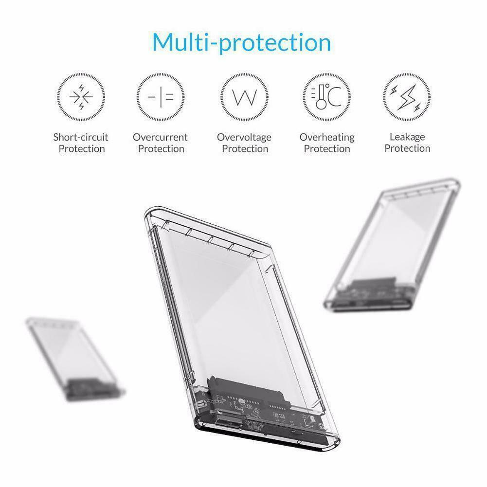 USB3.0 to SATA3.0 External Hard Drive Enclosure Hard Disk Storage Box ...