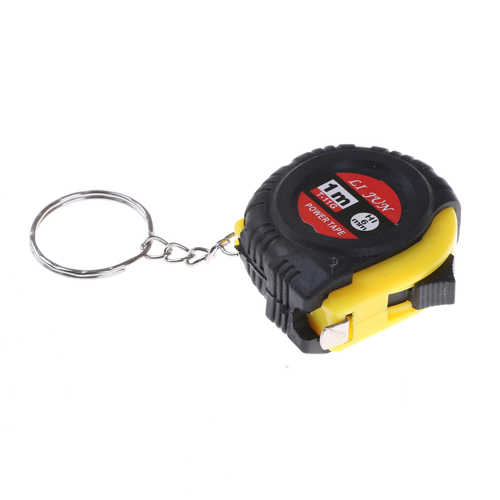 CHUA [Ready Stock]Mini Tape Measure With Key Chain Plastic Portable 1m ...