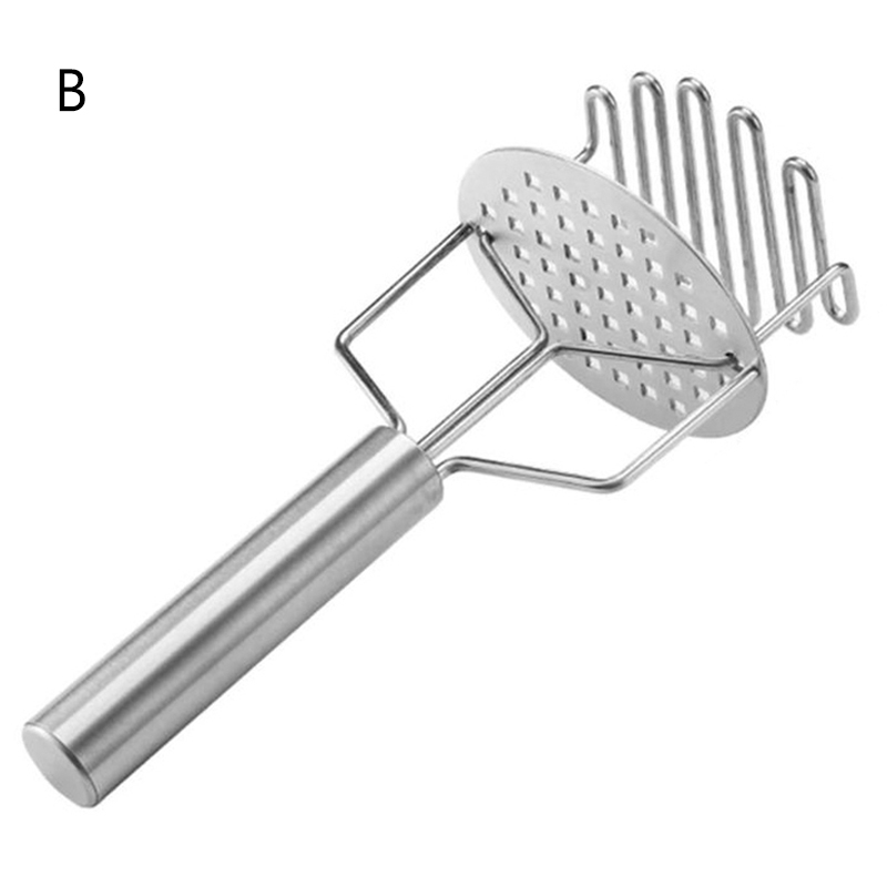 JIANG Stainless Steel Potato Masher Pusher Smooth Mashed Potatoes Fruit ...