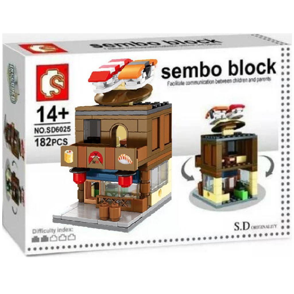 ตัวต่อ Sembo Block HAAR บล็อก ร้านค้า ร้าน อาหาร ซูชิ Sushi Restaurant ...