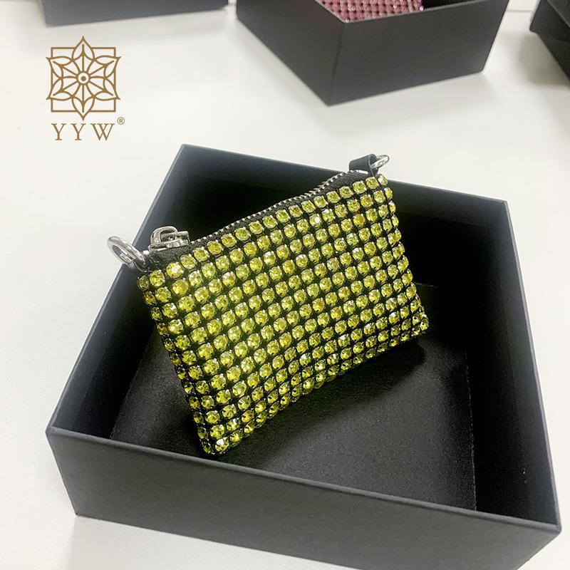 Mini Diamond Bag Full Of Rhinestone Crossbody Bags Glitter Crystal ...